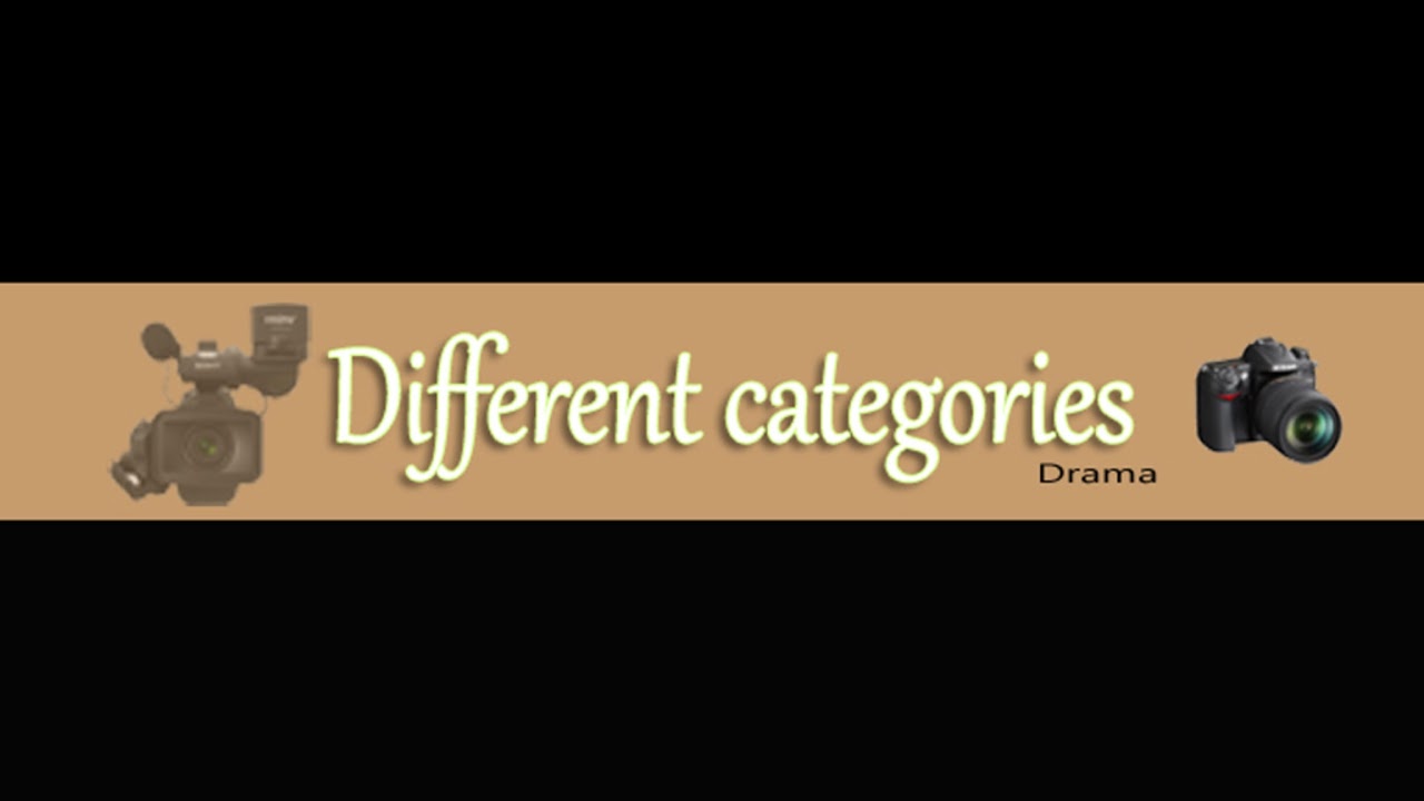 Different Categories YouTube different-categories-youtube