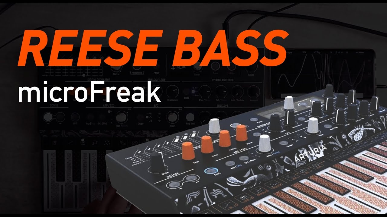 How to REESE BASS with microFreak Waveshaper - YouTube