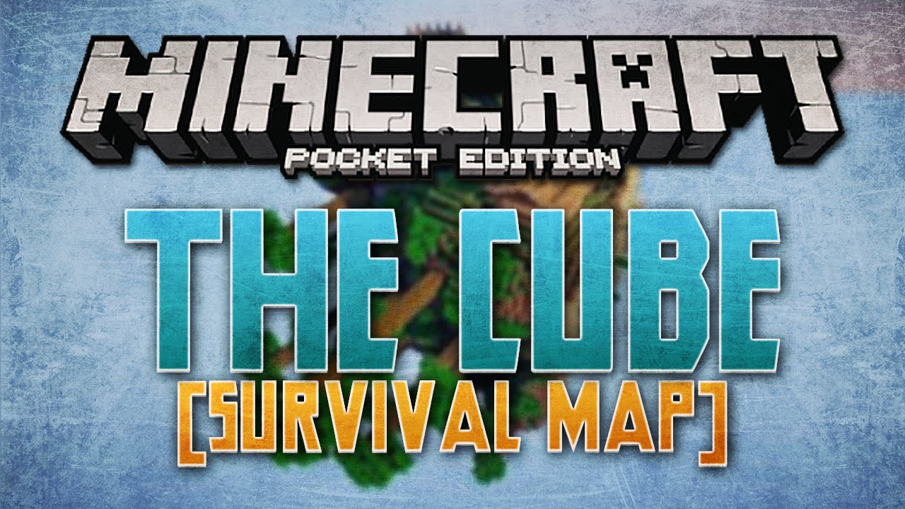 Cube World in MCPE [Survival Map] - Minecraft Pocket Edition - YouTube