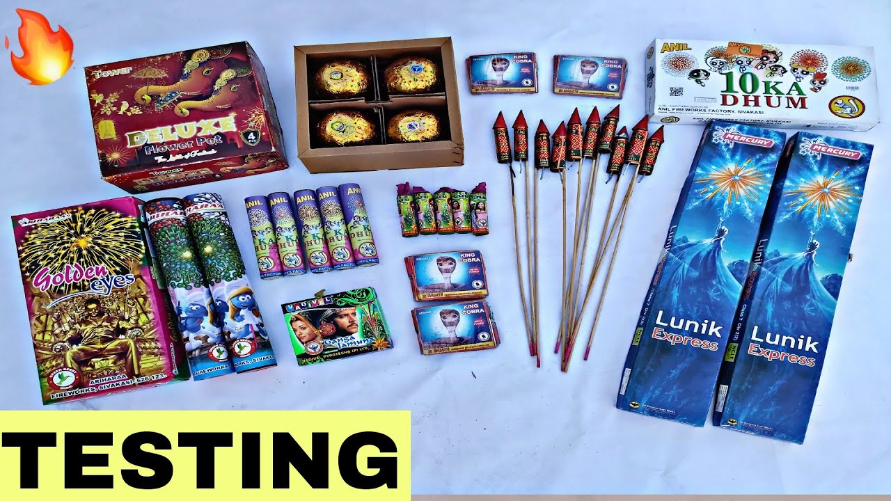 6 Different Types Of Crackers Testing | New Testing firecrackers ...