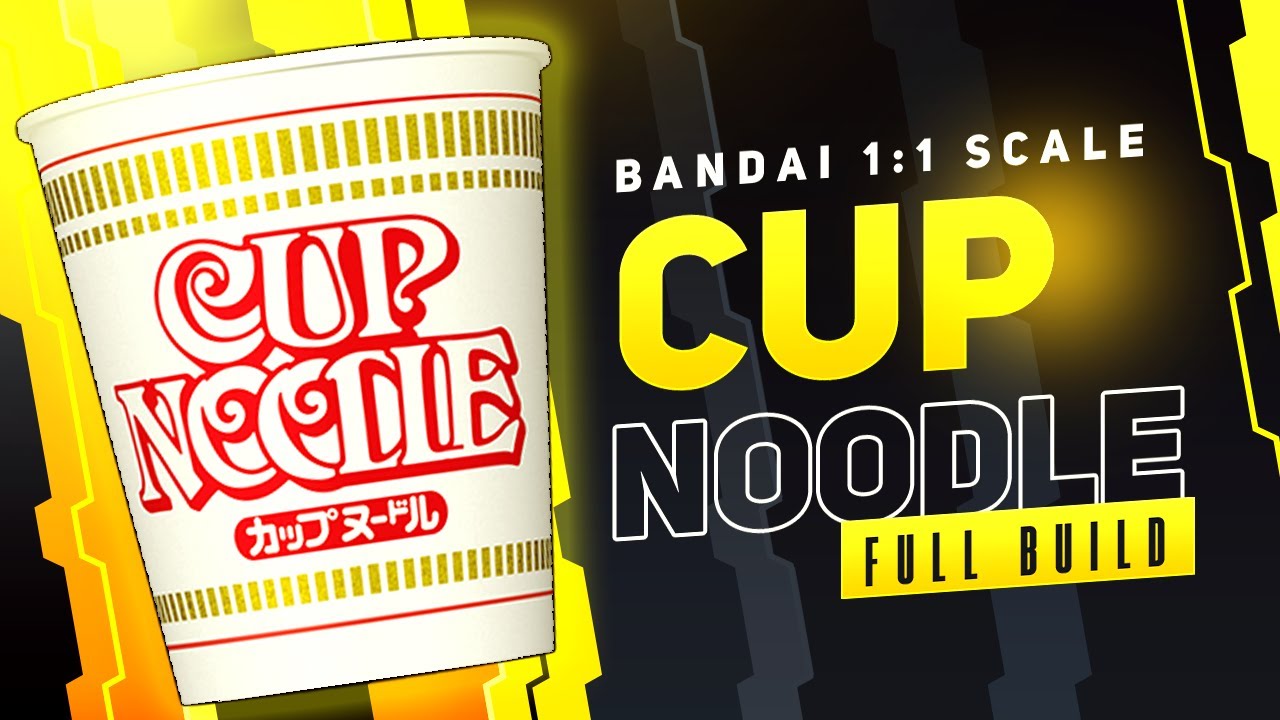 CUP NOODLE Model Kit: A DELICIOUS Build - YouTube