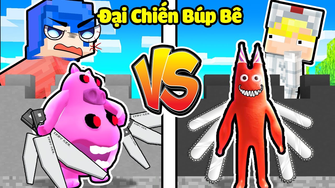HUY NOOB CHEF PIGSTER ĐẠI CHIẾN BANBAN TRONG MINECRAFT*HUY NOOB ĐẠI ...