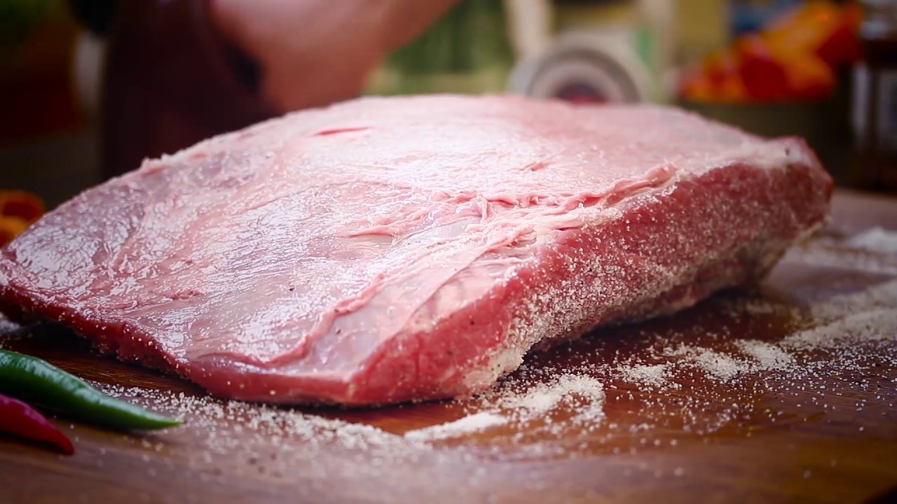 How to prepare silverside in barbeque oven? - YouTube