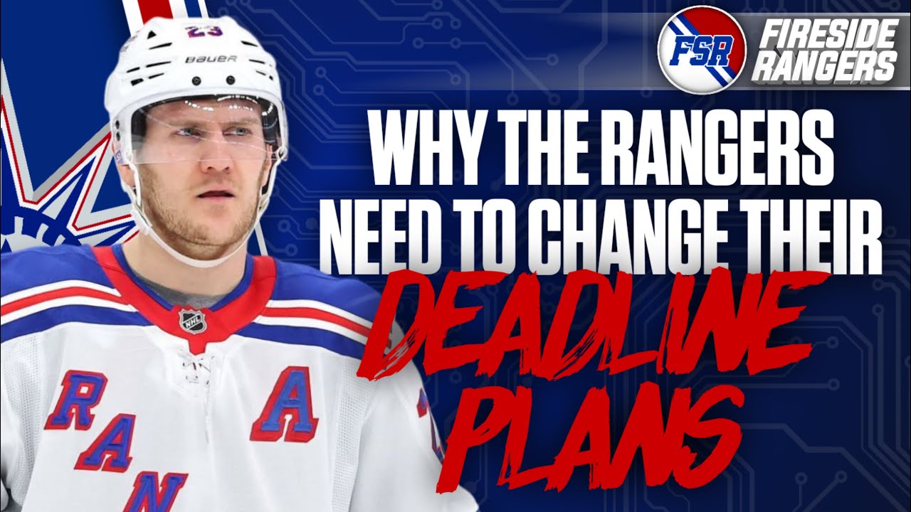 Why the Rangers Need to Change Their Deadline Plans | Adam Fox Injury ...
