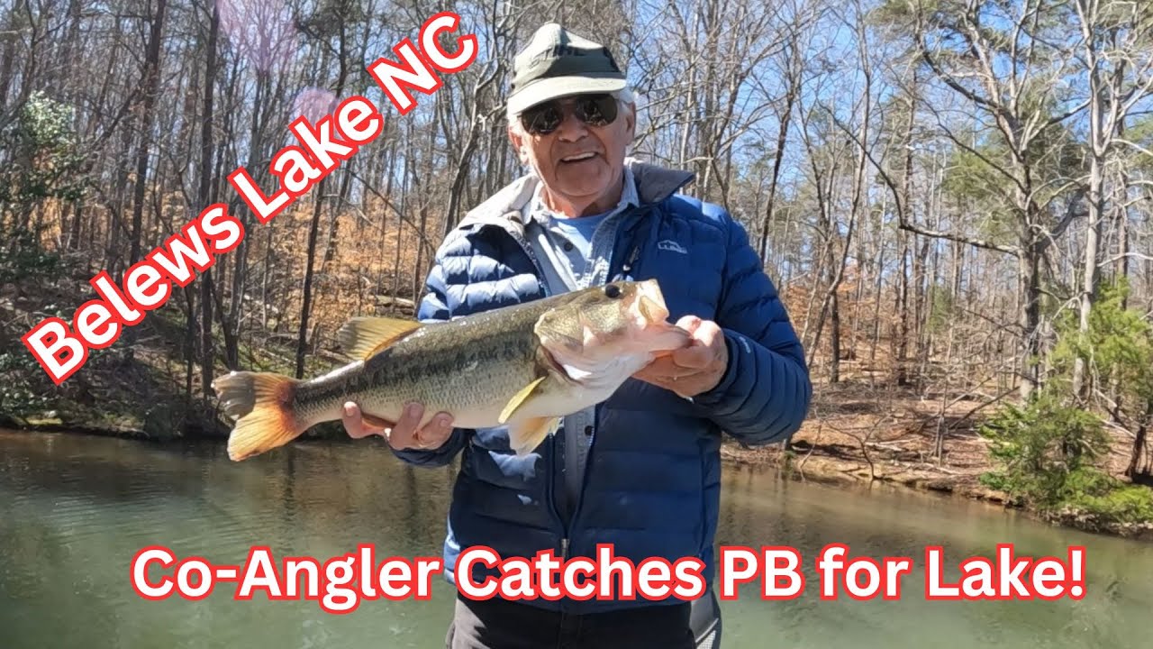 Co-Angler Catch His PB for Belews Lake NC #bassfishing - YouTube