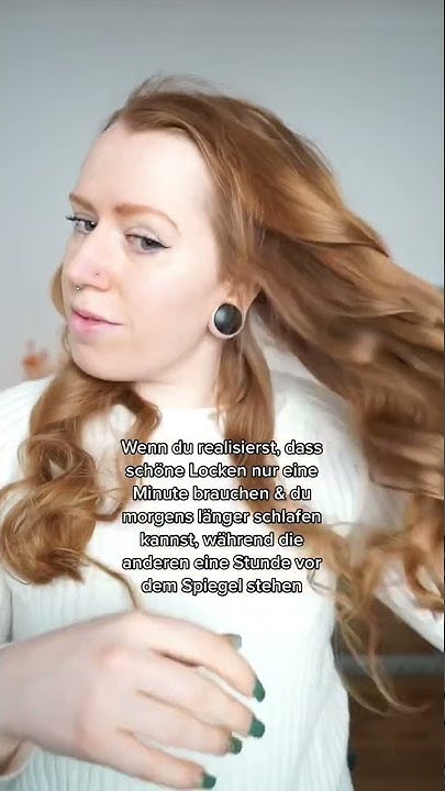 Die schönsten Locken ohne Hitze - #haartutorial - Curly hair tutorial - YouTube