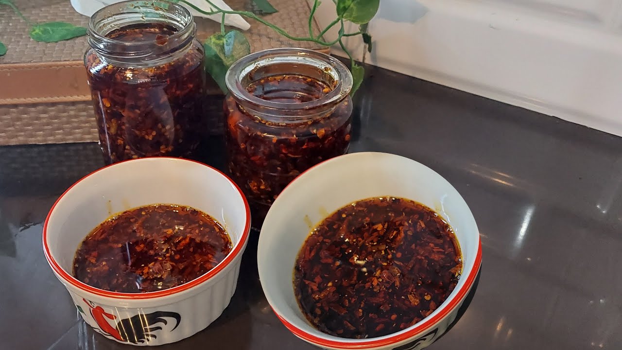 RESEP CHILI OIL SEDERHANA⁉️CHILI OIL SEDAP#DAPURRIRIN#dapurririn - YouTube