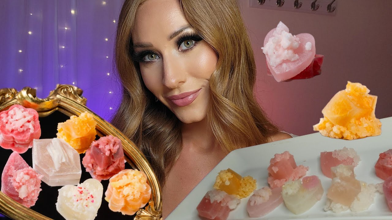 ASMR 🫦 Love At First Bite | MORE Crystal Candy! 🍒🍬 *Mukbang* - YouTube