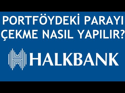 Halkbank Portföydeki Parayı Çekme Nasıl Yapılır? - YouTube