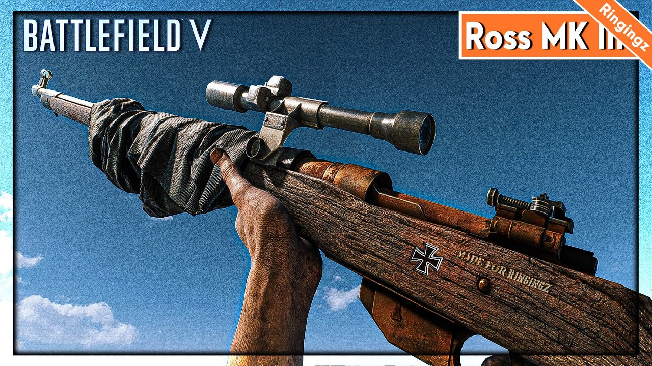 สไนเปอร์ฝรั่งเศส โรสไรเฟิล - Battlefield V รีวิว Ross Rifle Mk III ...