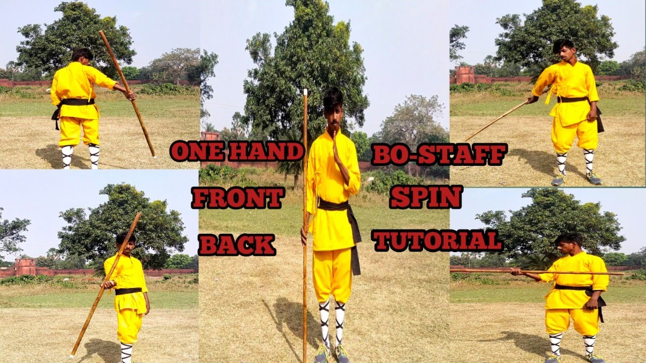 Bo-Staff One Hand Back and Front Spin .....Full Tutorial 🔥.. Bo-Staff Spin in Hindi..Part -5 ...