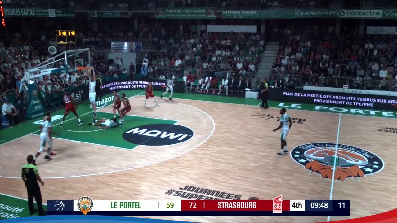 Benoit Mangin (19 points) Highlights vs. Strasbourg - YouTube