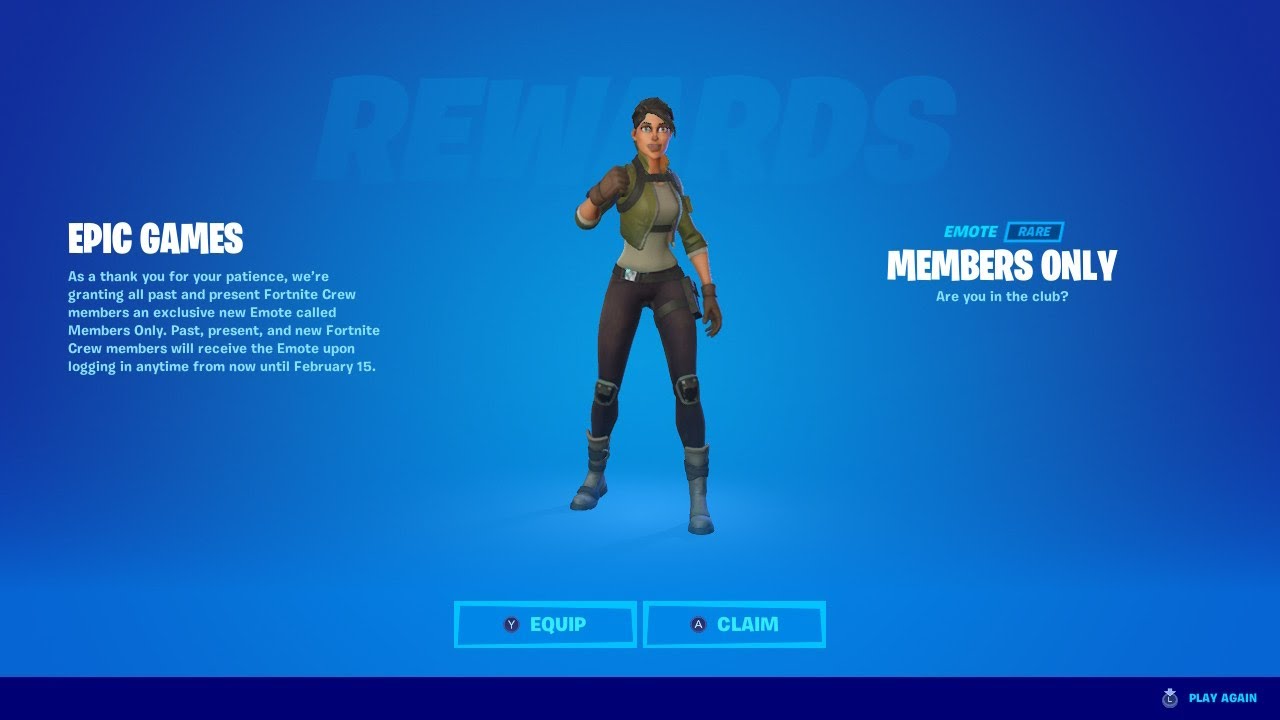HOW TO GET NEW MEMBERS ONLY EMOTE IN FORTNITE! - YouTube