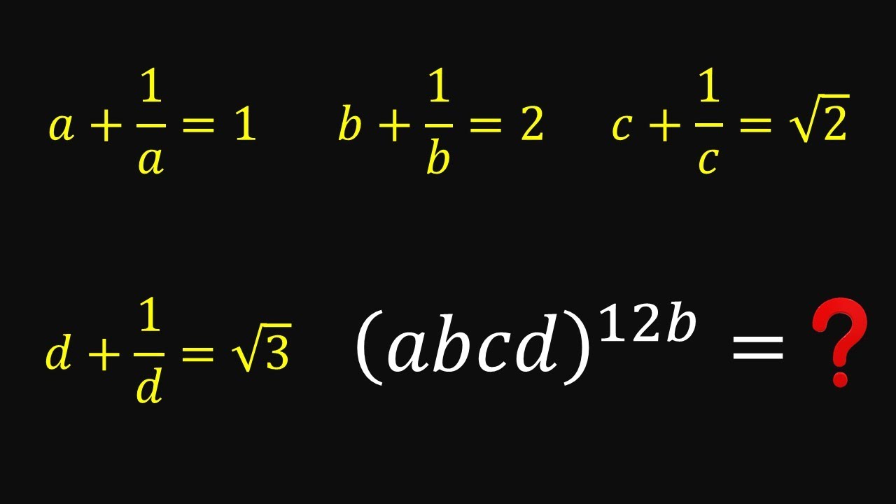 Evaluate the expression (abcd)^12b #maths #math - YouTube