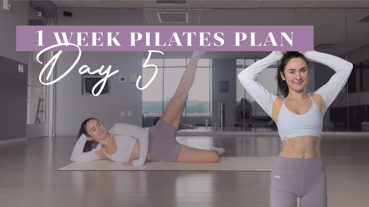 Day 5 Pilates Plan // lean + toned full body // beginner friendly ...