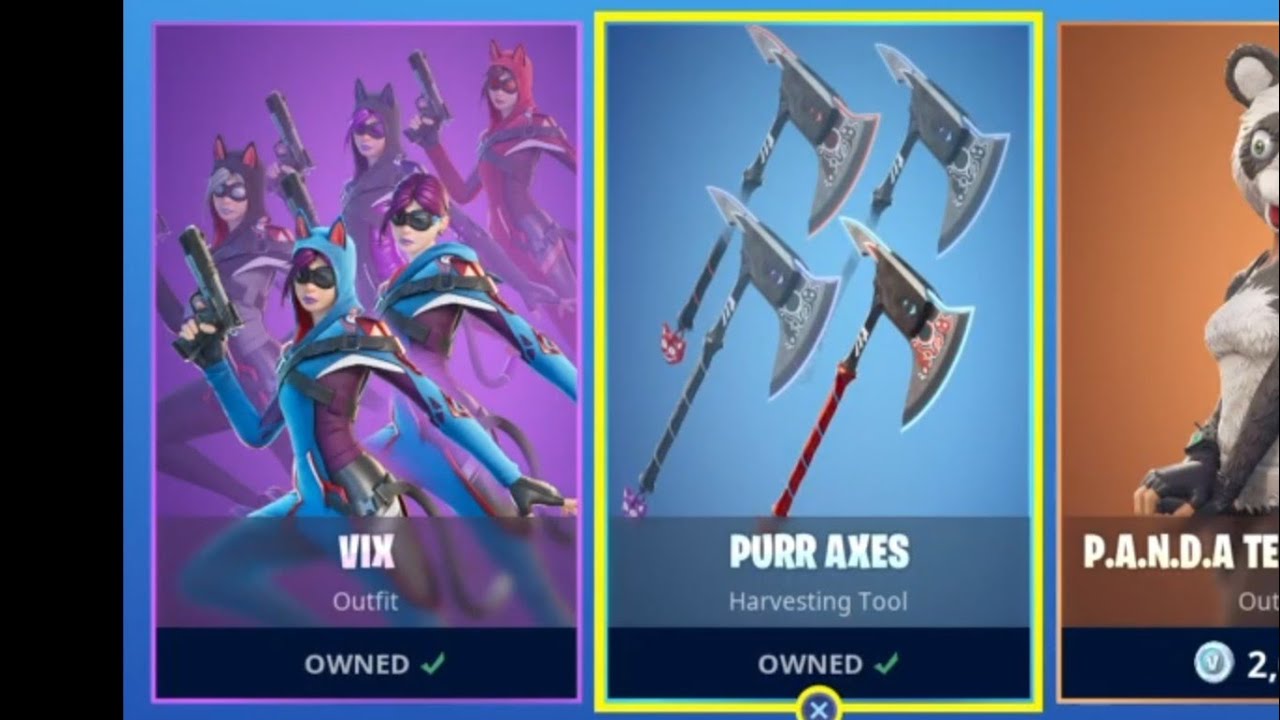 Fortnite Buying the Vix Set+Gameplay - YouTube