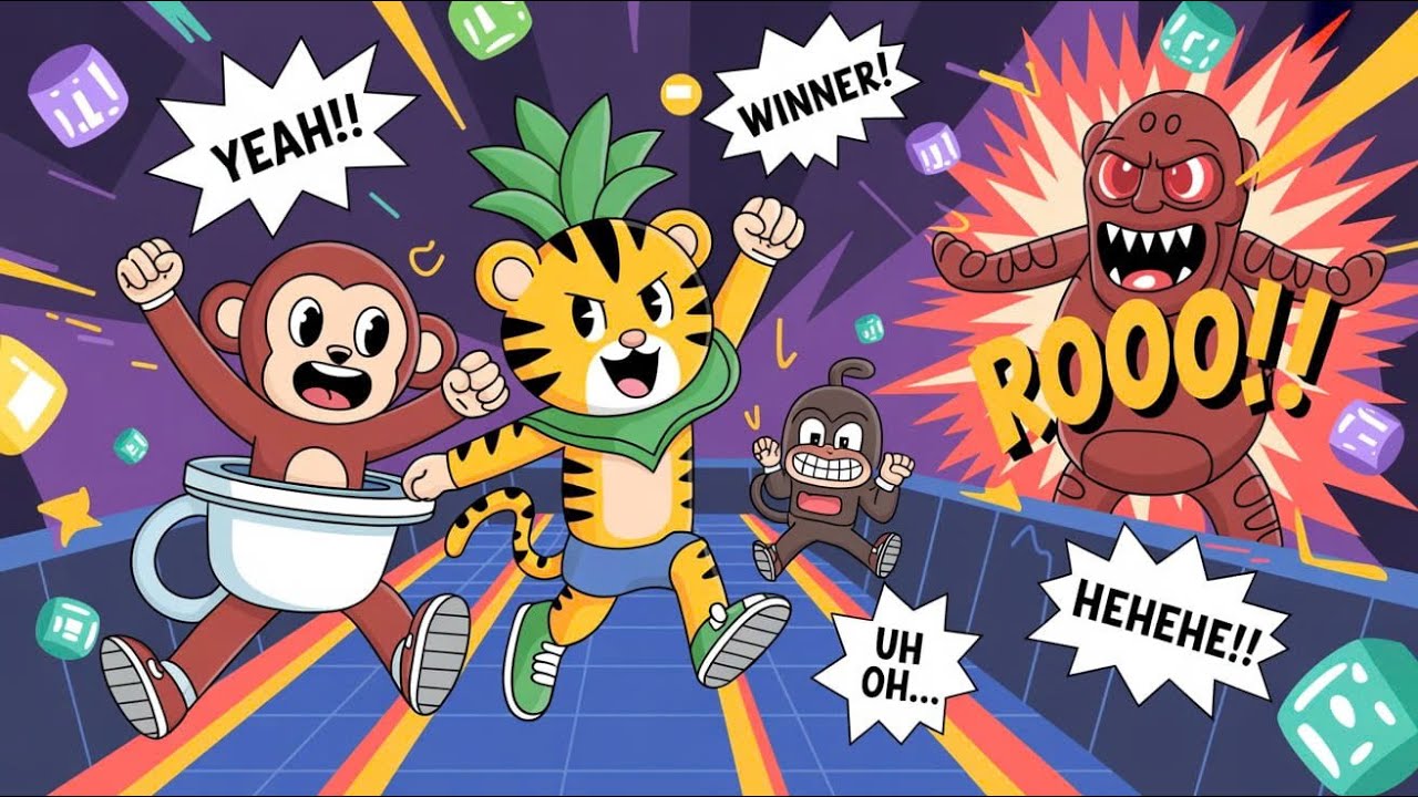 Pineapple Tiger & Toilet Monkey Advance! Fun Survival Challenge! Twiddlefinger's Tricky Plan ...