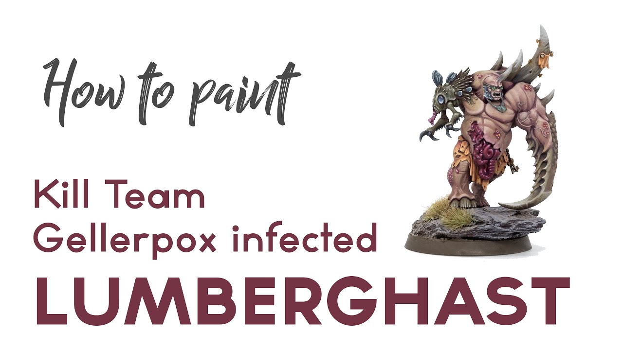 How to paint : Warhammer 40k kill team Nurgle Gellerpox Infected - YouTube
