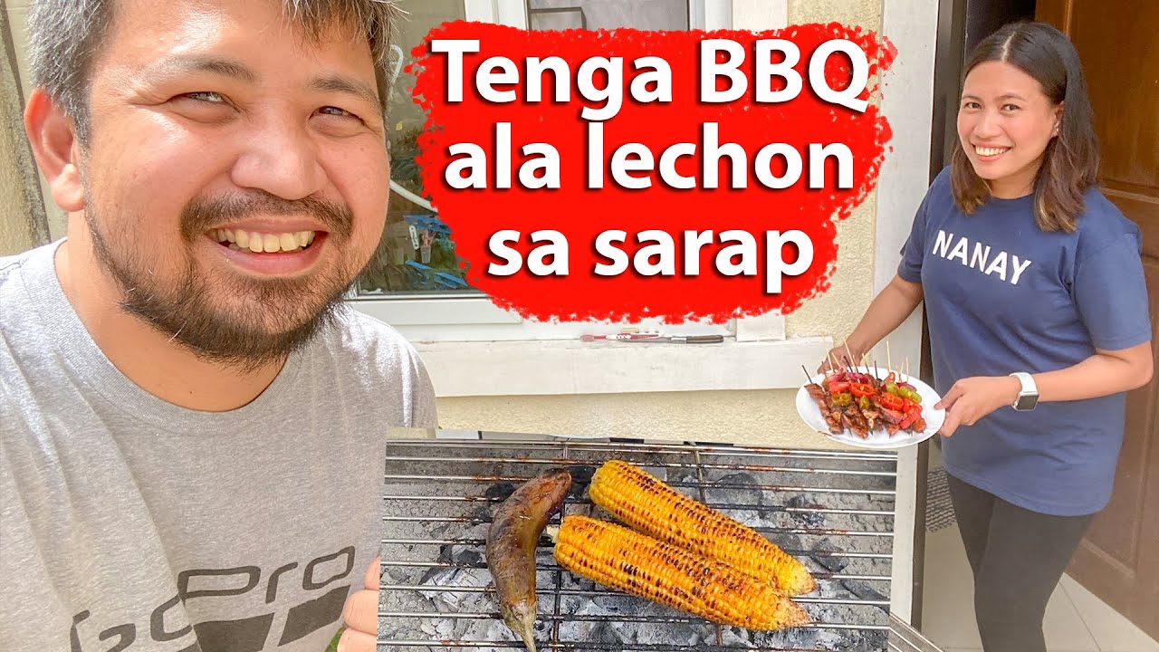 Sobrang Sarap ng Tenga at Barbecue na may kasamang talong, mais atbp ...
