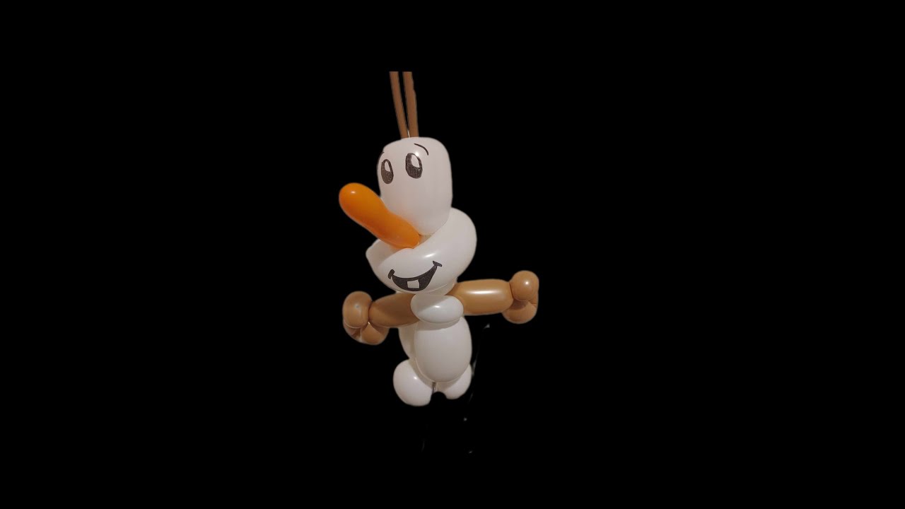 Olaf - A Balloon Twisting Tutorial - YouTube
