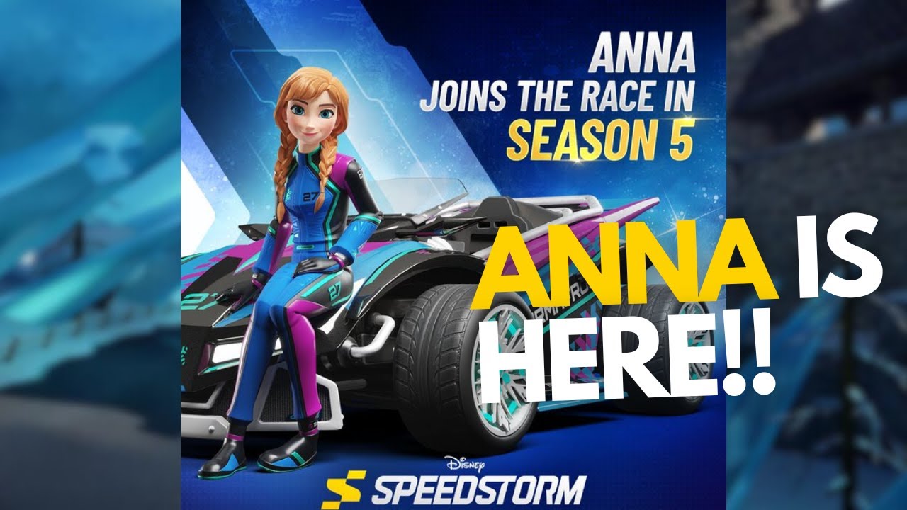 First Look At Anna In Disney Speedstorm!! New Frozen Racer! - YouTube