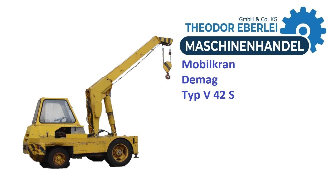 ID 29925 Mobilkran Demag Typ V 42 S - YouTube