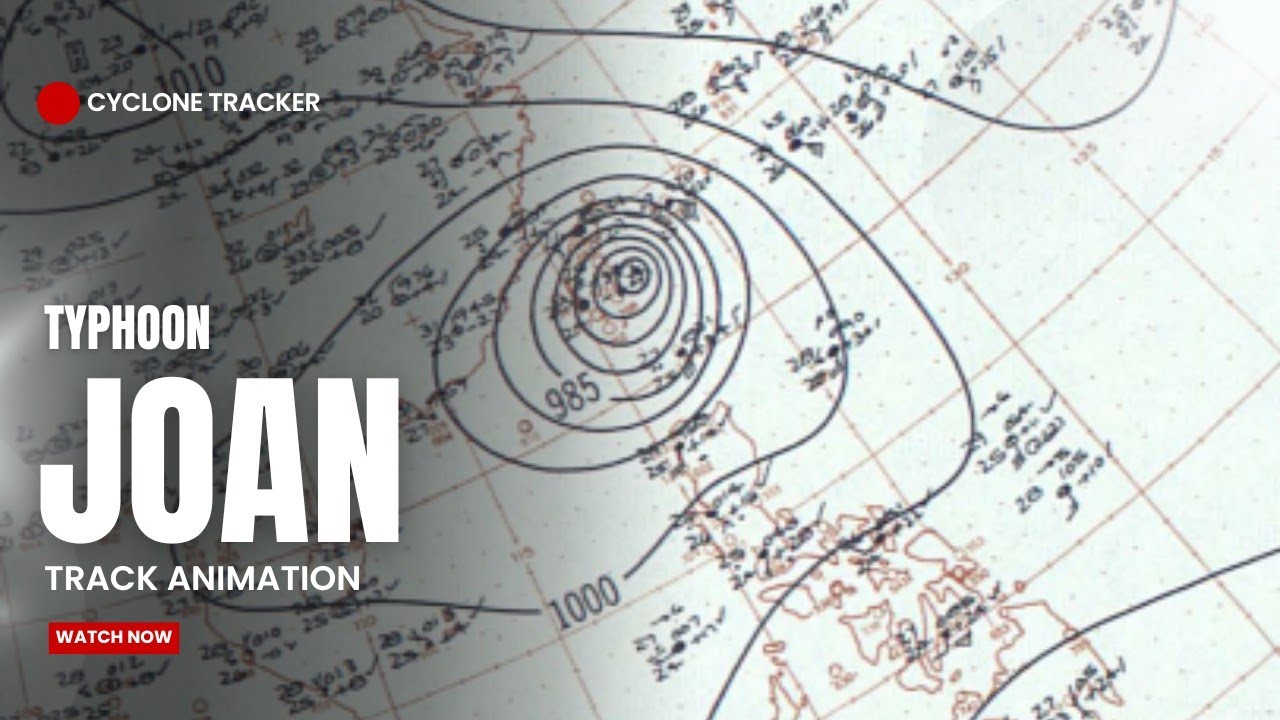 The Track of Typhoon Joan (1959) - YouTube