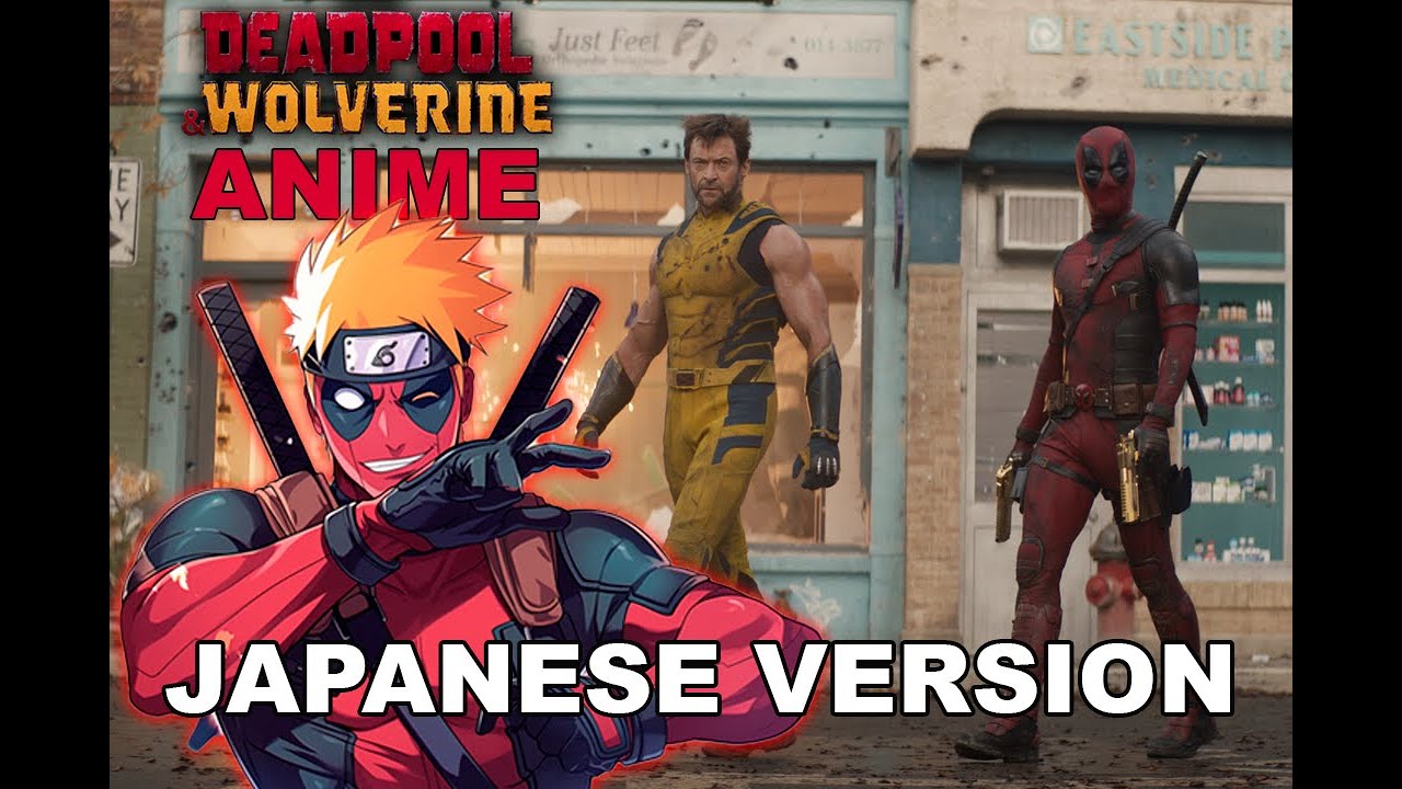 DEADPOOL & WOLVERINE JAPANESE ANIME TRAILER - YouTube