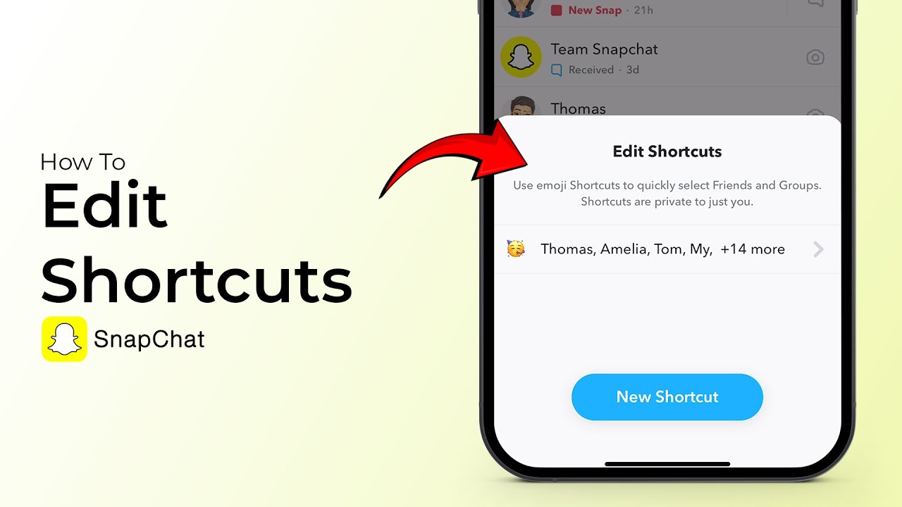 How To Edit Shortcuts On Snapchat? - YouTube