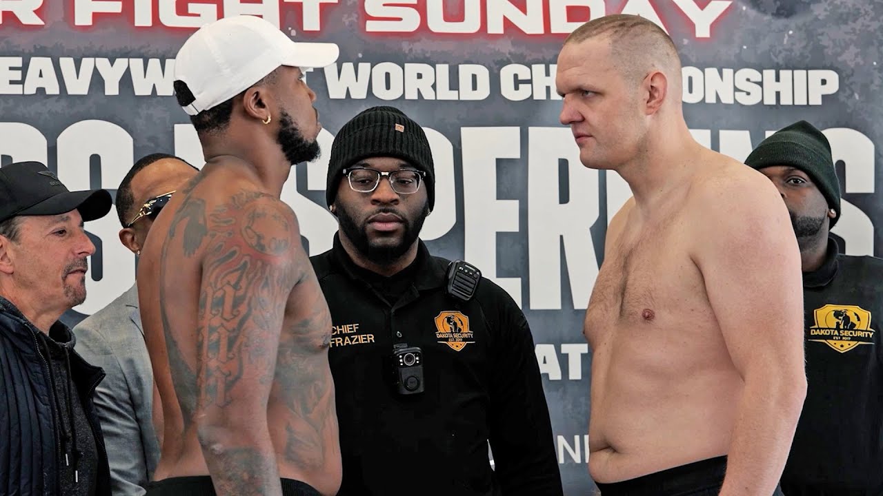 TENSE! Brandon Moore vs Skylar Lacy WEIGH IN & FACE OFF | Claressa ...