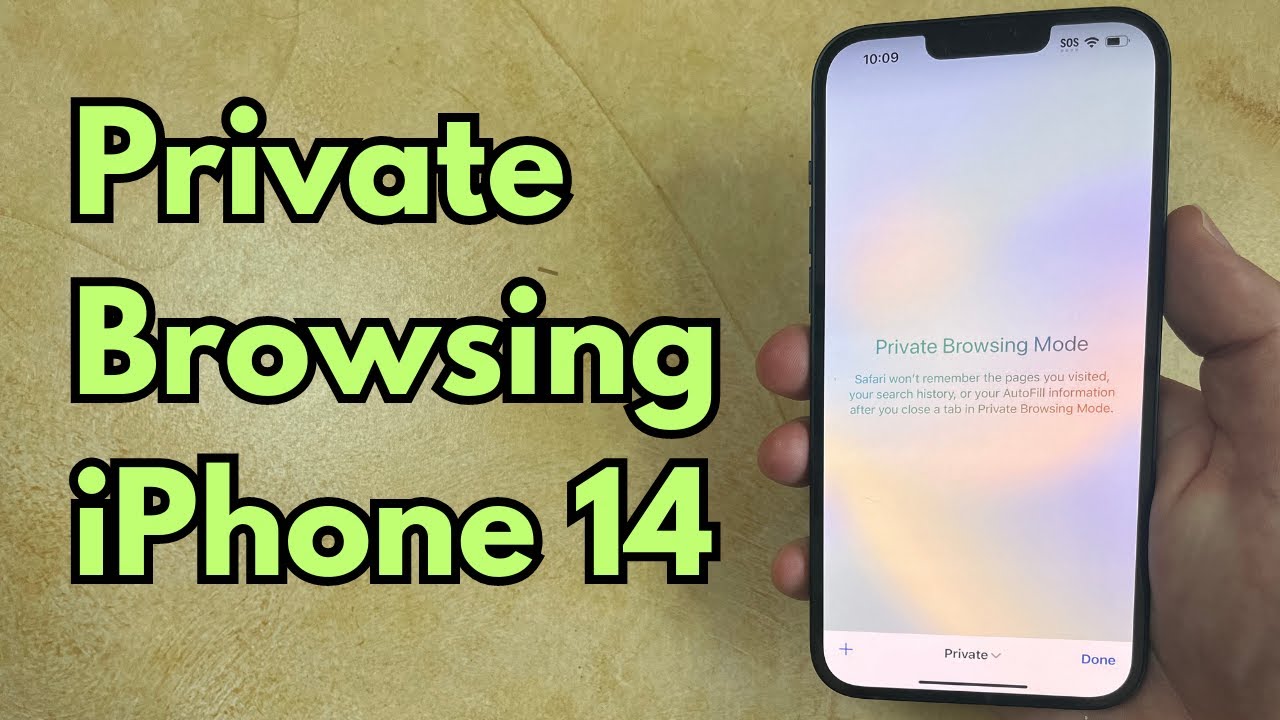 How to Do Private Browsing on iPhone 14 - YouTube