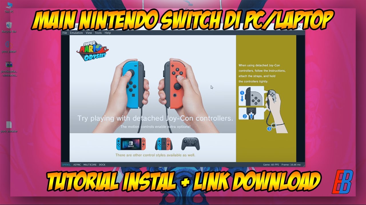 Tutorial Instal Emulator Nintendo Switch YUZU Di PC/Laptop Terbaru ...