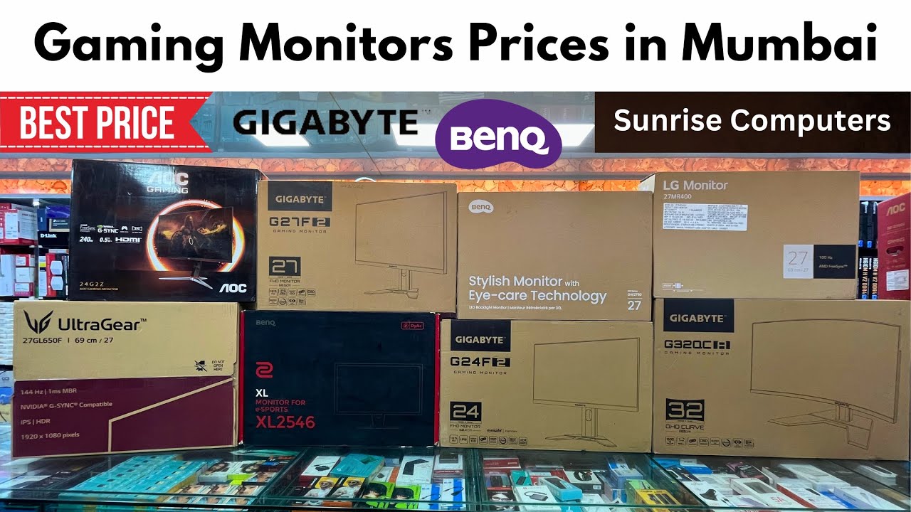 Latest Budget Gaming & Editing Monitors Prices in Mumbai | Sunrise ...
