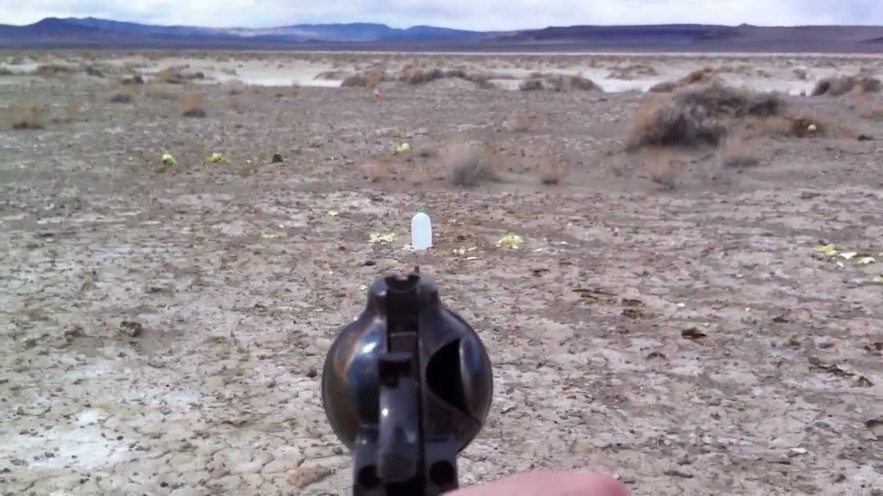 Ruger .45 long colt recoil first person - YouTube