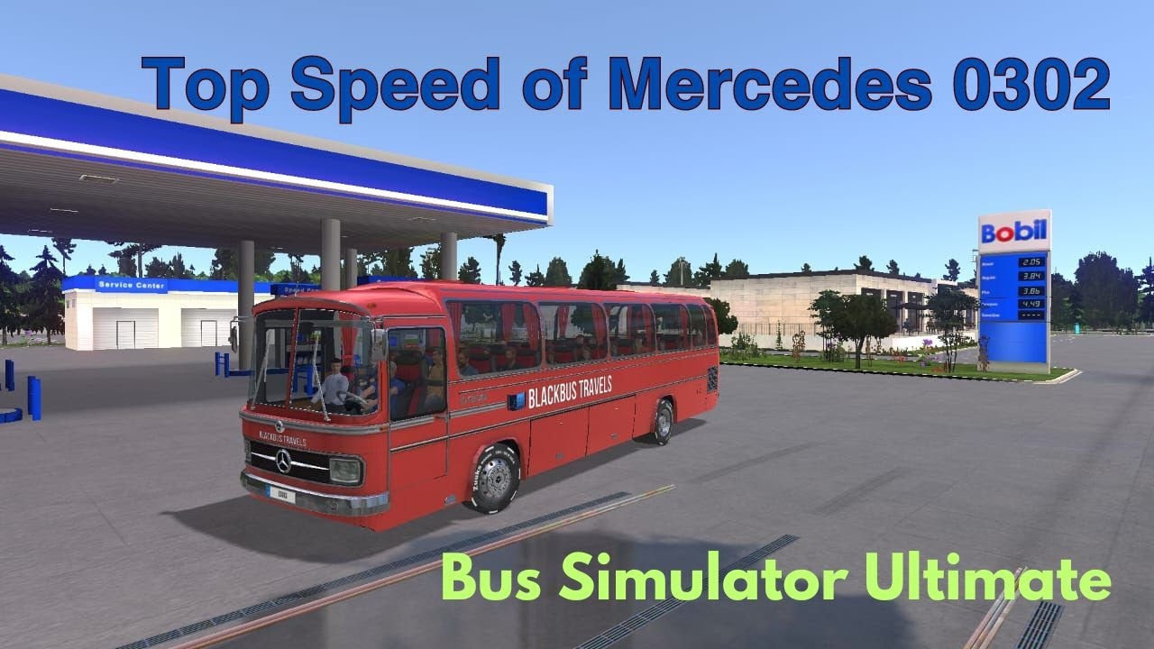 Bus Simulator Ultimate 2024 | 4K | Top Speed of Mercedes Benz 0302 ...