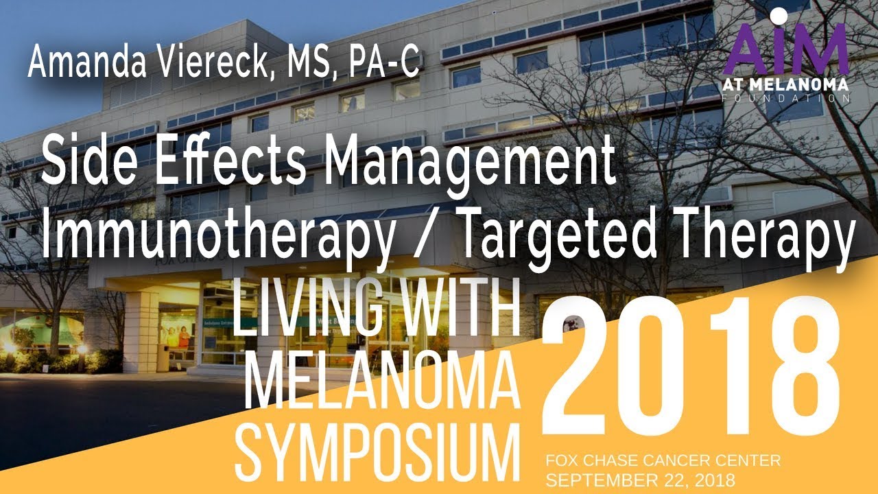 Side Effects Management: Immunotherapy / Targeted Therapy - YouTube