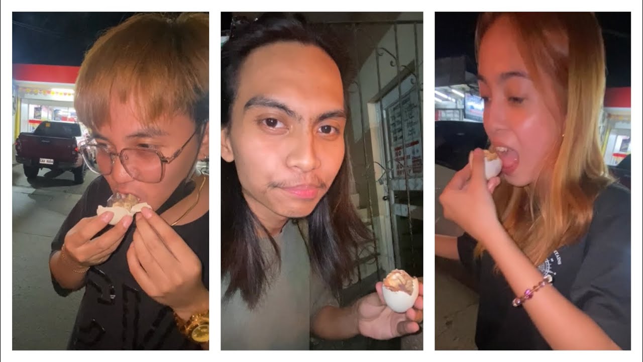 First time eating Balut | eating balot | brgy batia | Bocaue bulacan ...