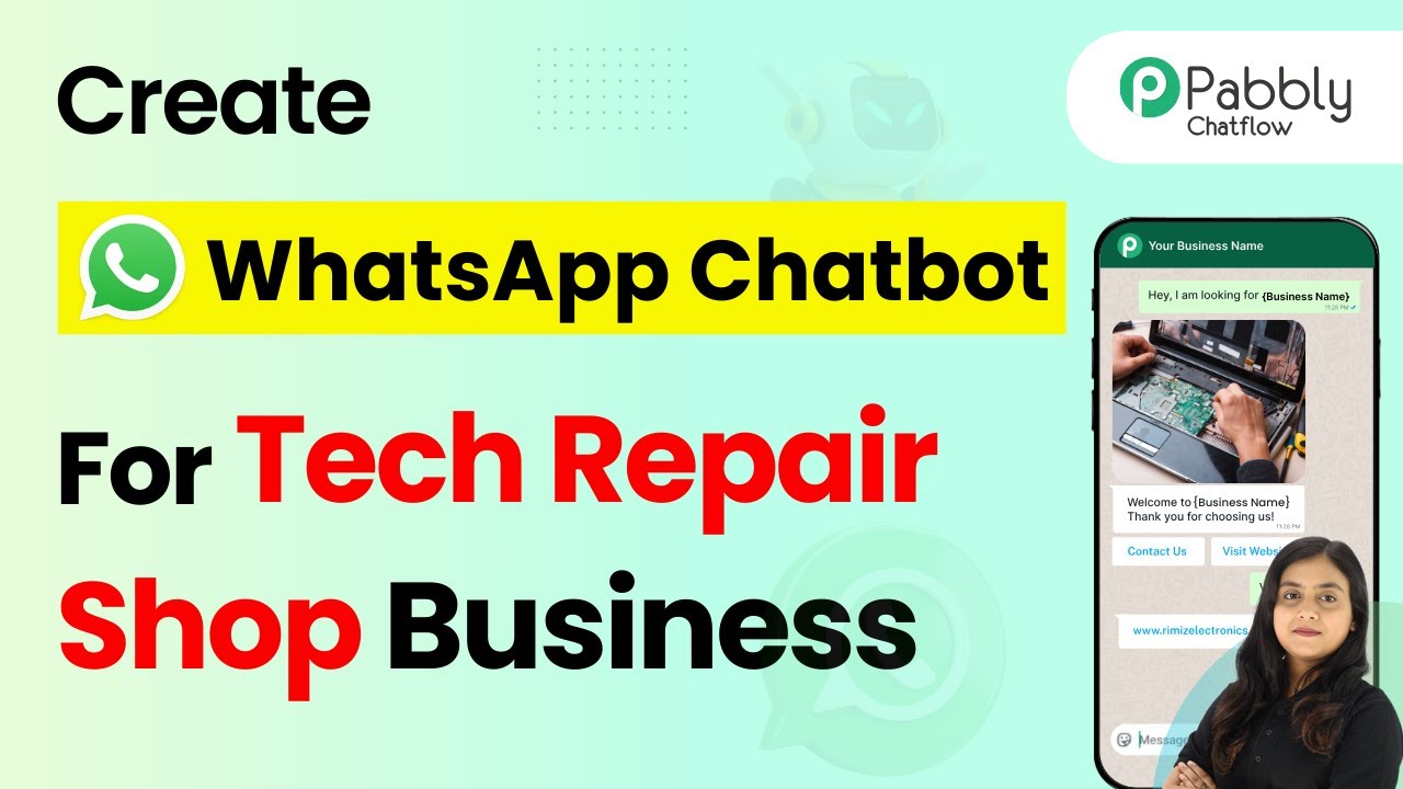 How to Create a WhatsApp Chatbot for a Tech Repair Business - YouTube