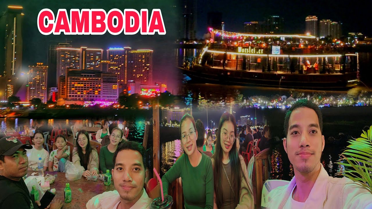 CAMBODIA | Tour Boat | Phnom Penh City in Night View ...