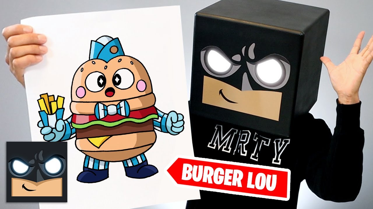How To Draw Burger Lou | Brawl Stars - YouTube