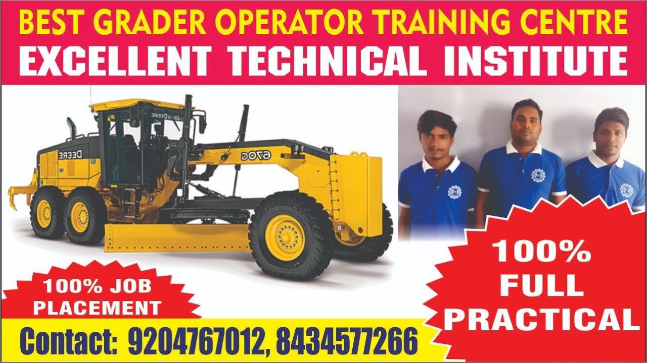Grader Operating Training Institute,Heavy Equipement Operator Centre ...