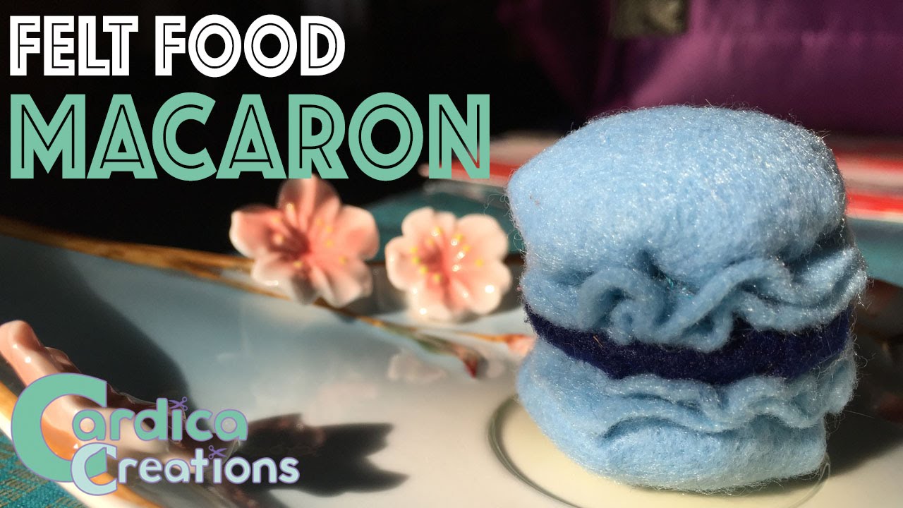 DIY Felt Food: Mini Macaron - YouTube