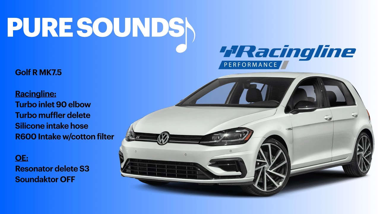 Golf R Racingline R600 intake and more- DRIVE POV & Soundaktor OFF ...