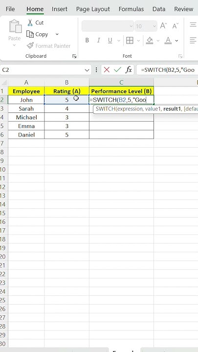 Day 40: SWITCH – A Better Alternative to Nested IFs in Excel! - YouTube