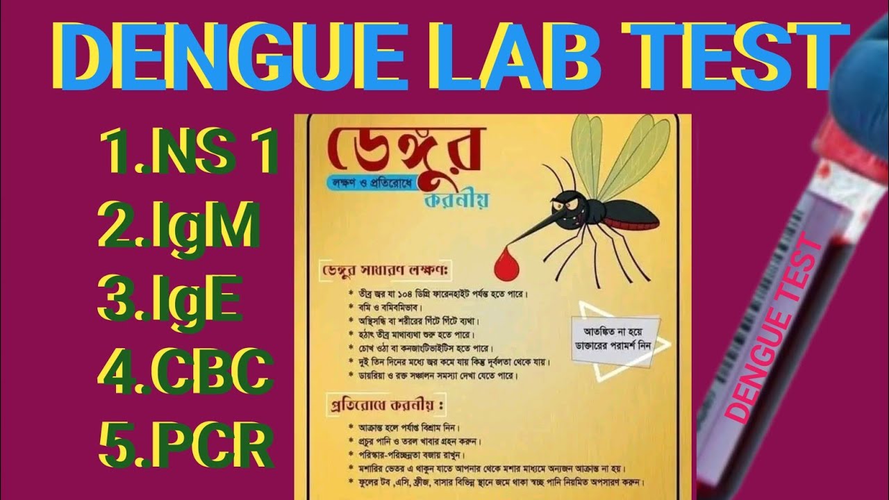 Lab Test. Dengue test. - YouTube