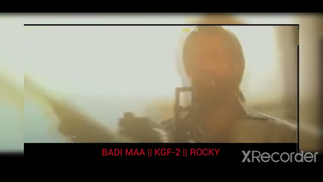 BADI MAA || KGF-2 || FULL VIDEO || ROCKY - YouTube