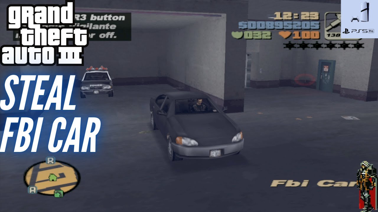 GTA 3 | Story Missions | Love's Disappearance And Stealing FBI Car ...