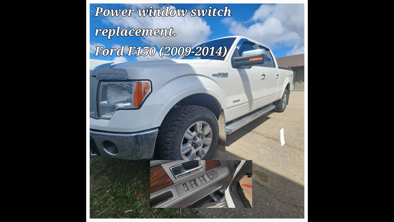 Ford F150 Master Power Window Switch Replacement (2009-2014) - YouTube