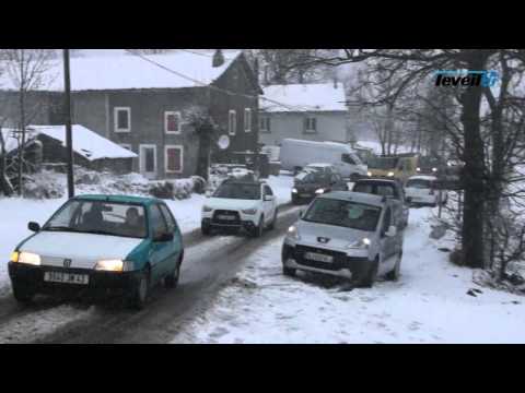 Neige : le grand bazar sur la RN 88 au Pertuis