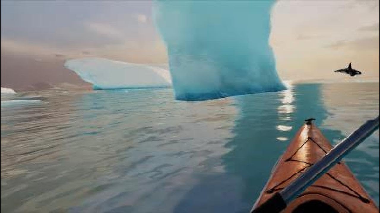 KAYAK VR Mirage Cierva Cove Antarctica Sunset (Orca Climpse) 4K-HDR ...